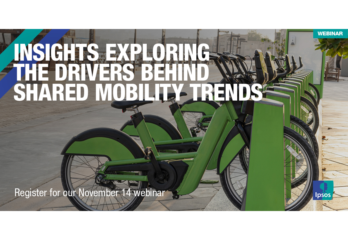 [WEBINAR] Insights exploring the drivers behind shared mobility trends | Ipsos