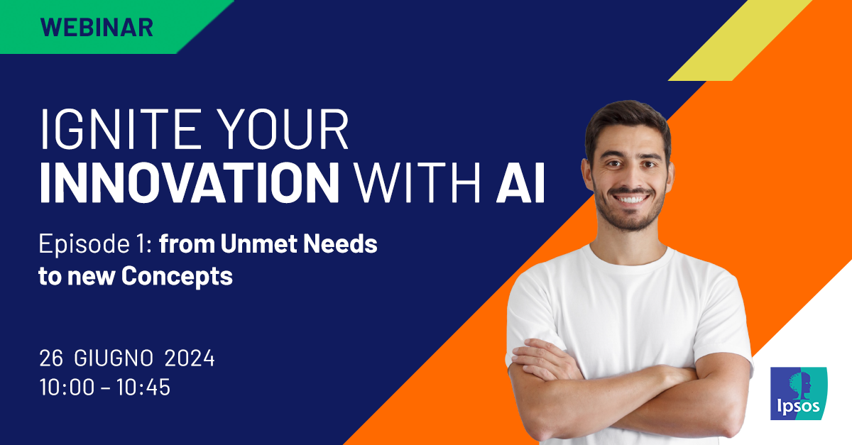 [WEBINAR 26/06] Ignite your innovation with AI: from unmet needs to new concepts | Ipsos